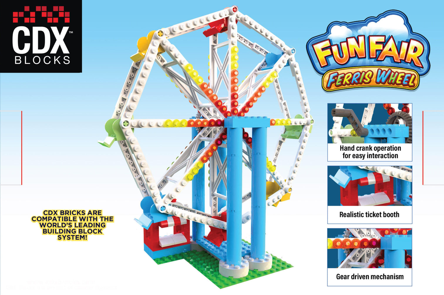 CDX Blocks Funfair Ferris Wheel – Coasterdynamix