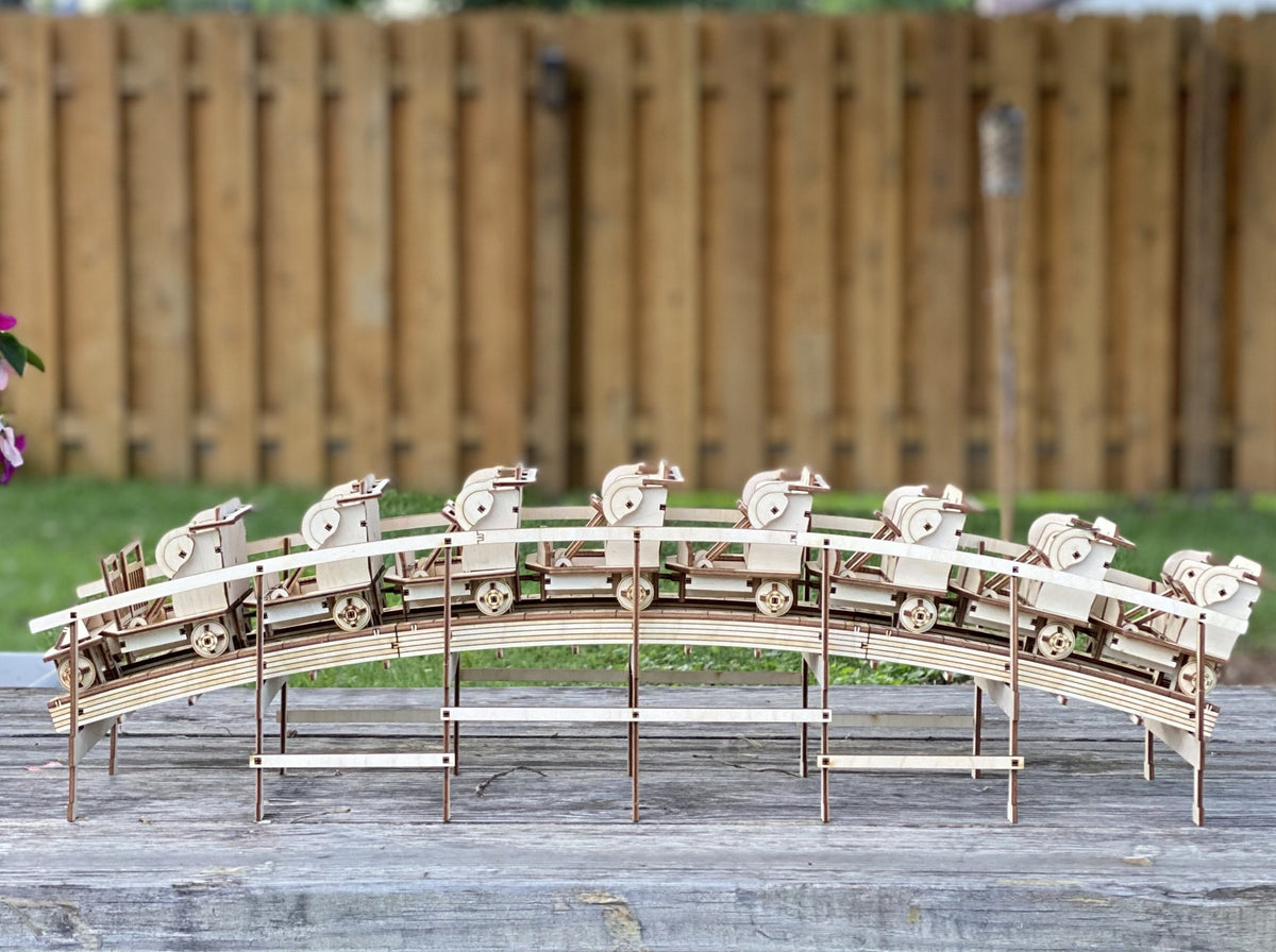 GCI Millennium Flyer Full Train Coaster Cutout – Coasterdynamix