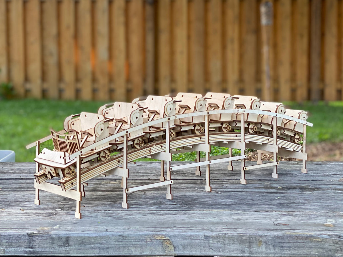 GCI Millennium Flyer Full Train Coaster Cutout – Coasterdynamix